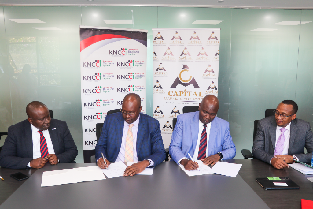 KNCCI and CMA Sign MoU to KNCCI and CMA Sign MoU to Support Businesses ...